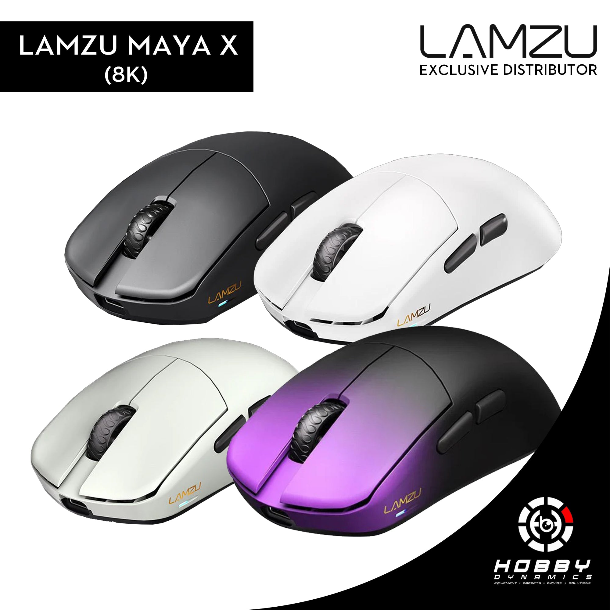 Lamzu Maya X 8K Wireless Gaming Mouse (Dongle Included) – Hobby Dynamics : Equipment Gadgets ...