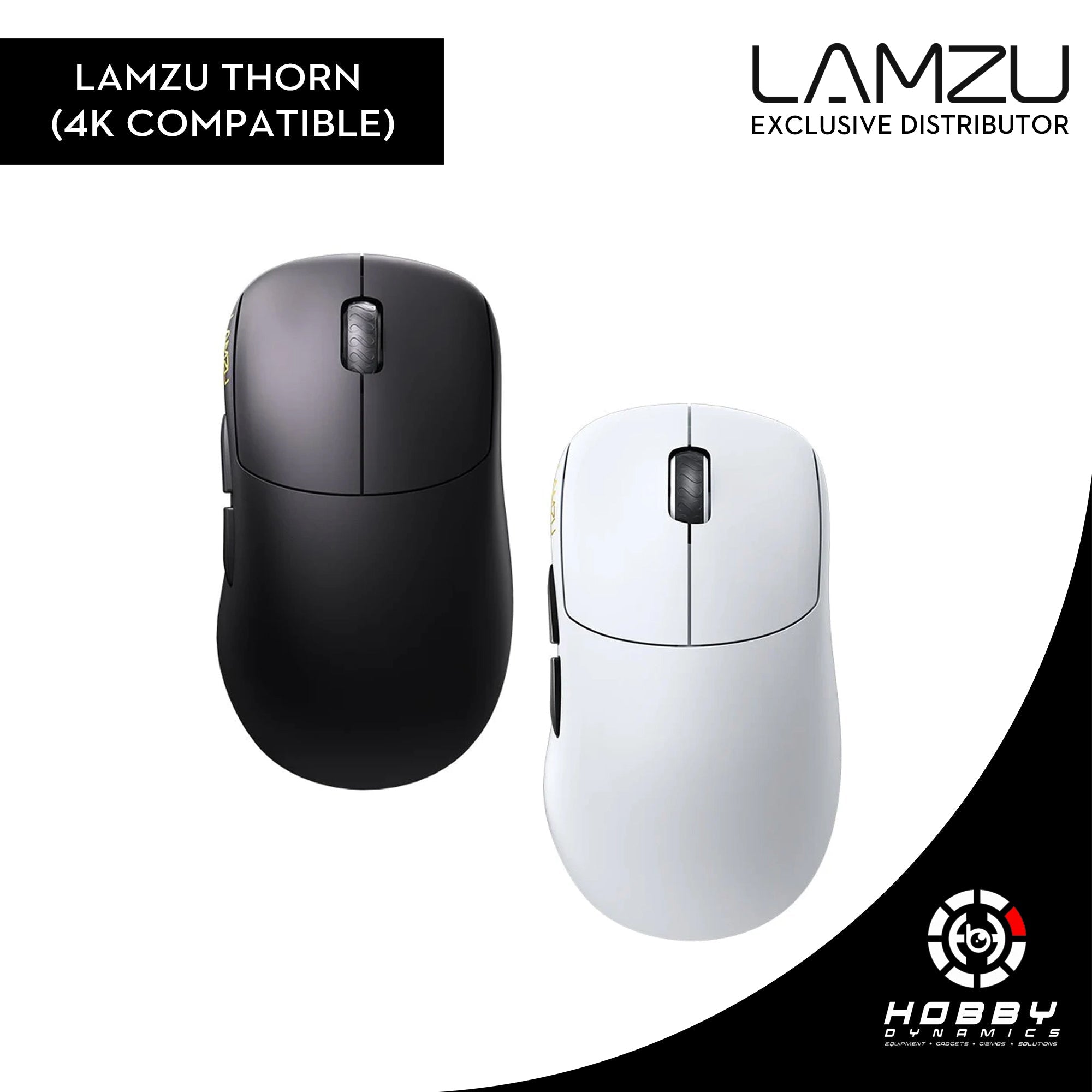 Lamzu Thorn (4K compatible) - Wireless Gaming Mouse – Hobby Dynamics : Equipment Gadgets Gizmos ...
