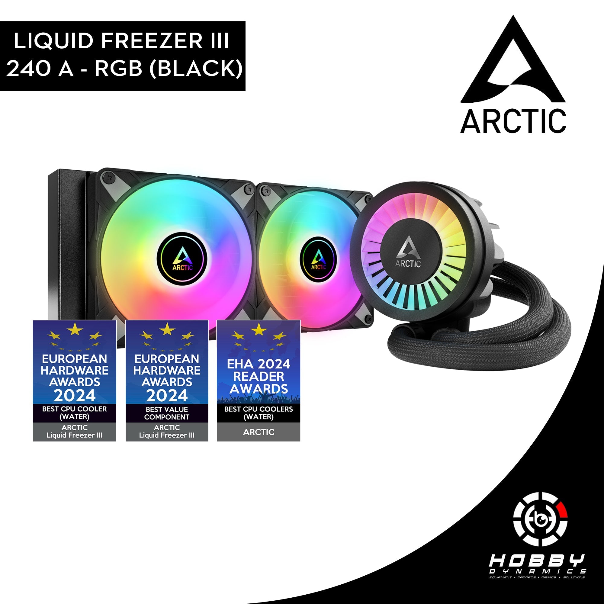Arctic Liquid Freezer III - 240 A - RGB Black – Hobby Dynamics ...