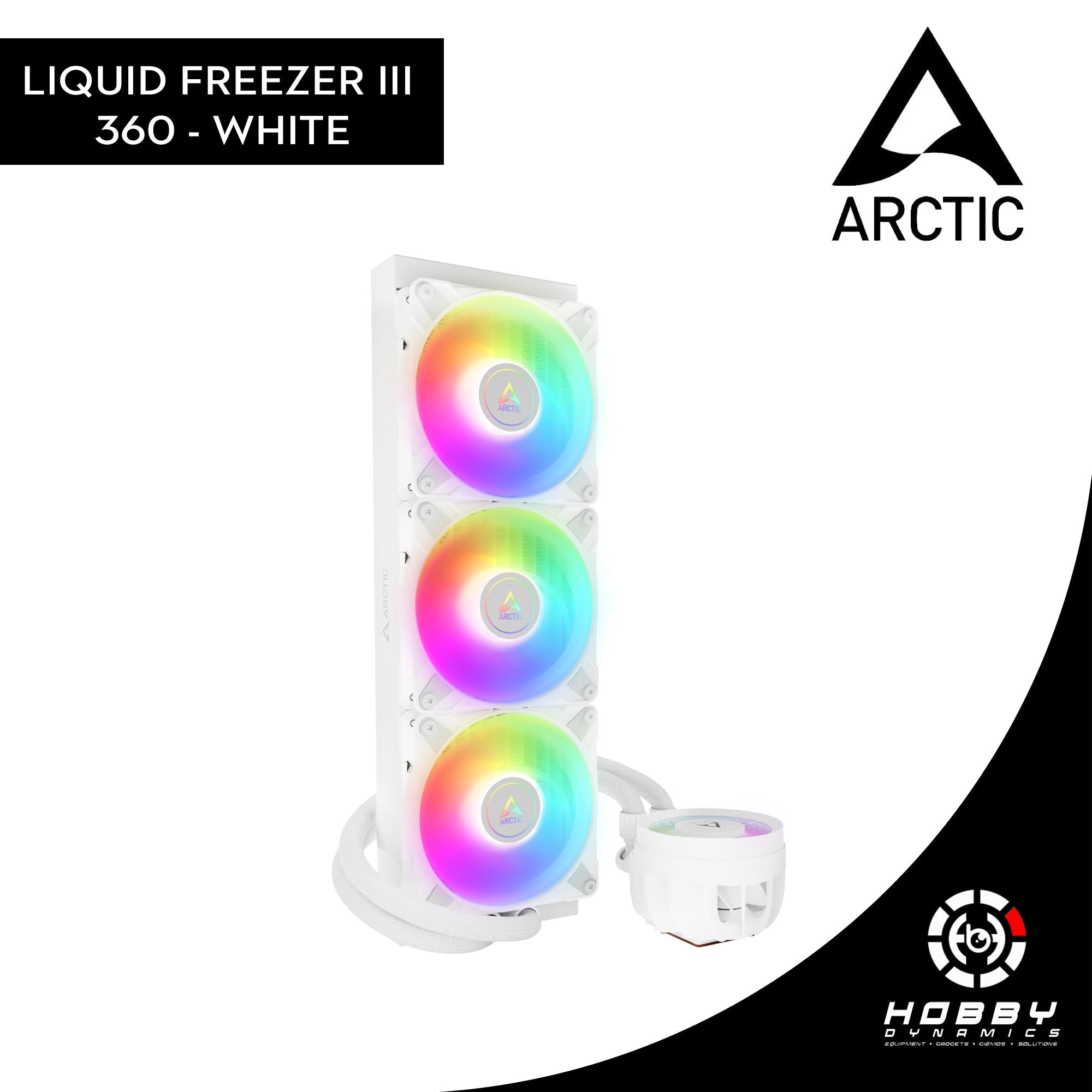 Arctic Liquid Freezer III 360 White – Hobby Dynamics : Equipment ...