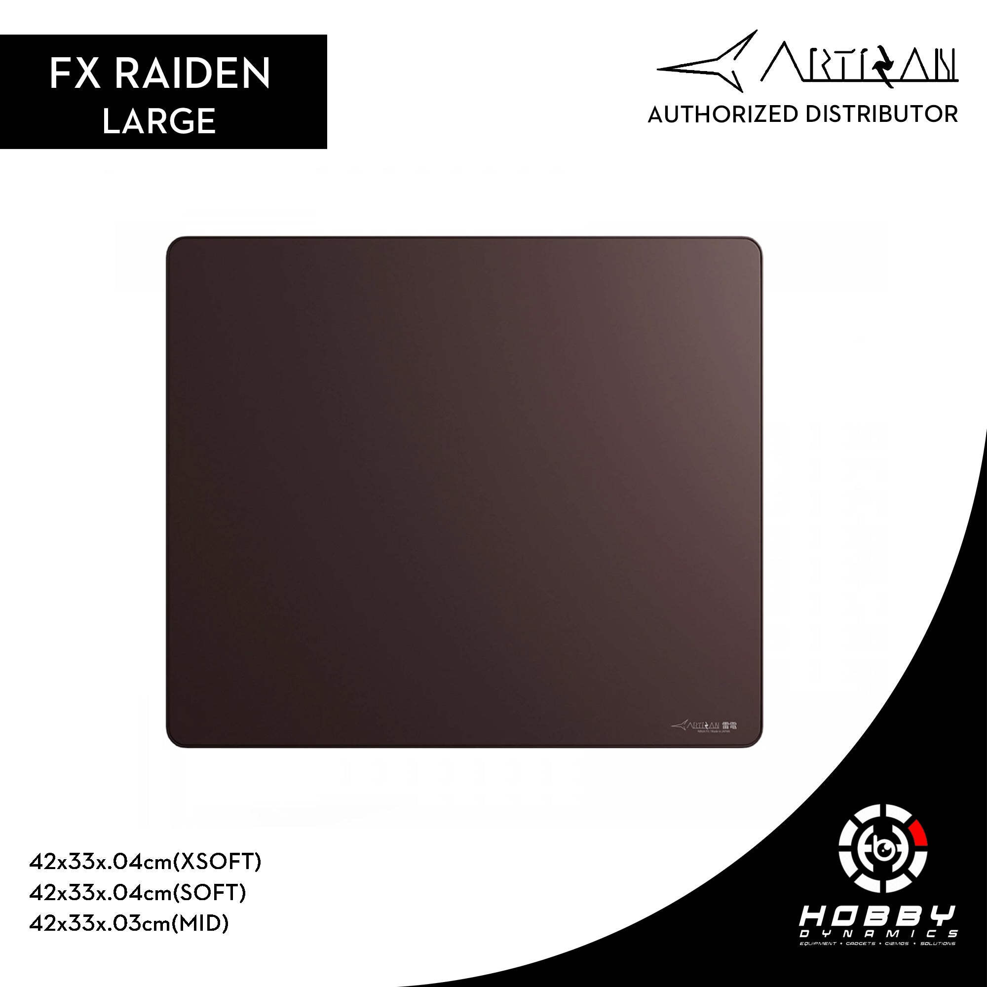 Artisan FX Raiden Mousepad (Large) – Hobby Dynamics : Equipment Gadgets ...