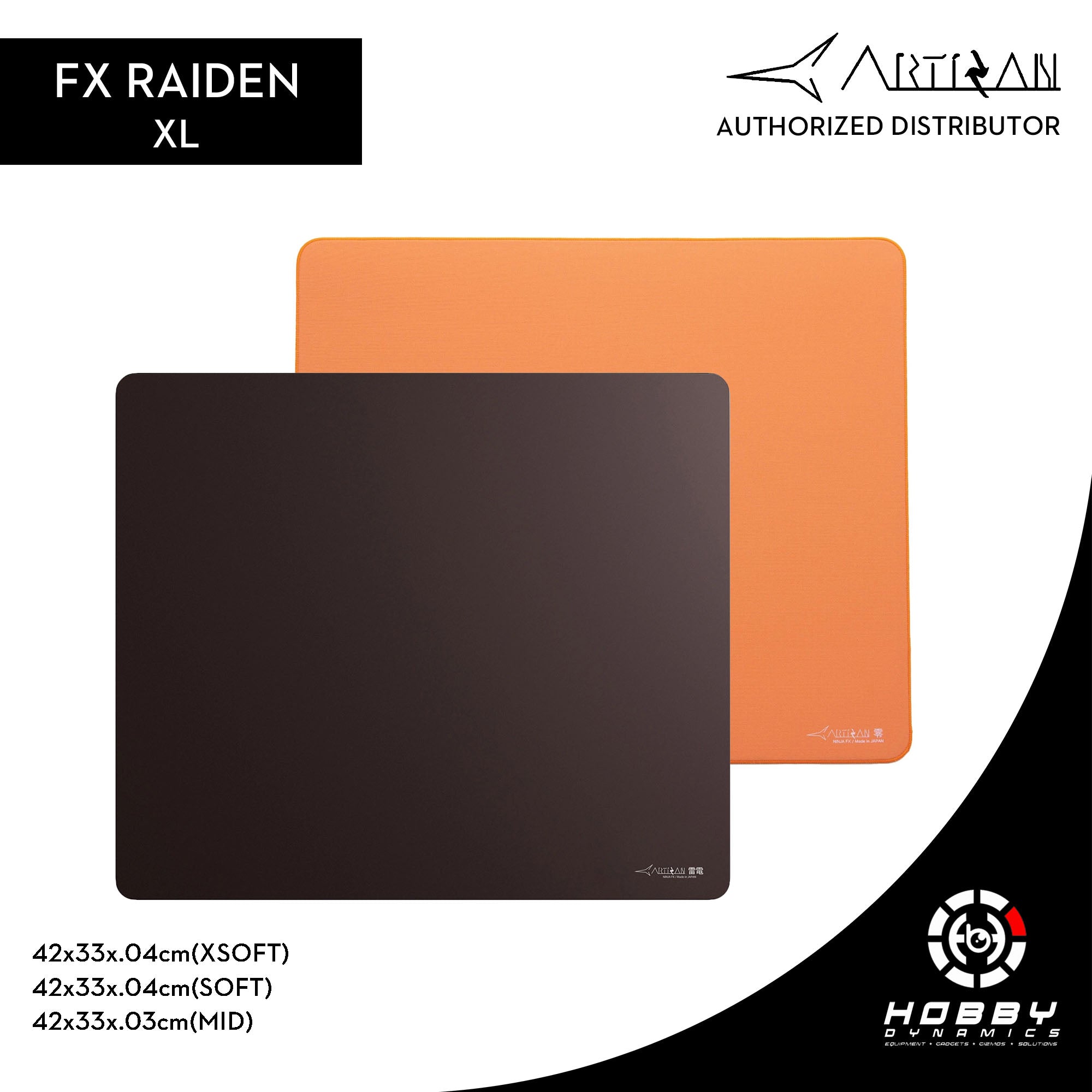 Artisan FX Raiden Mousepad (XL) – Hobby Dynamics : Equipment Gadgets ...