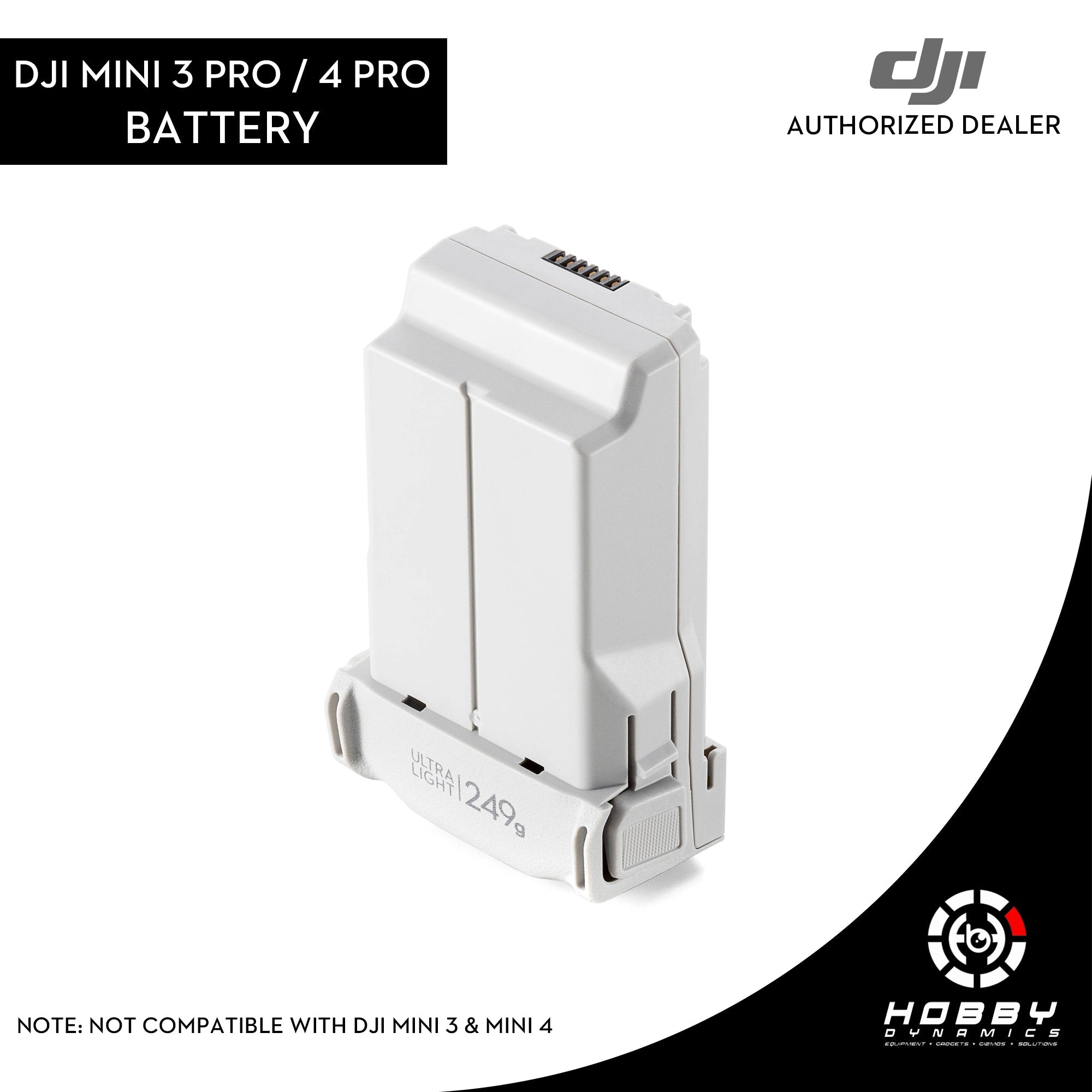 DJI Mini 3 Pro / 4 Pro Intelligent Flight Battery – Hobby Dynamics ...