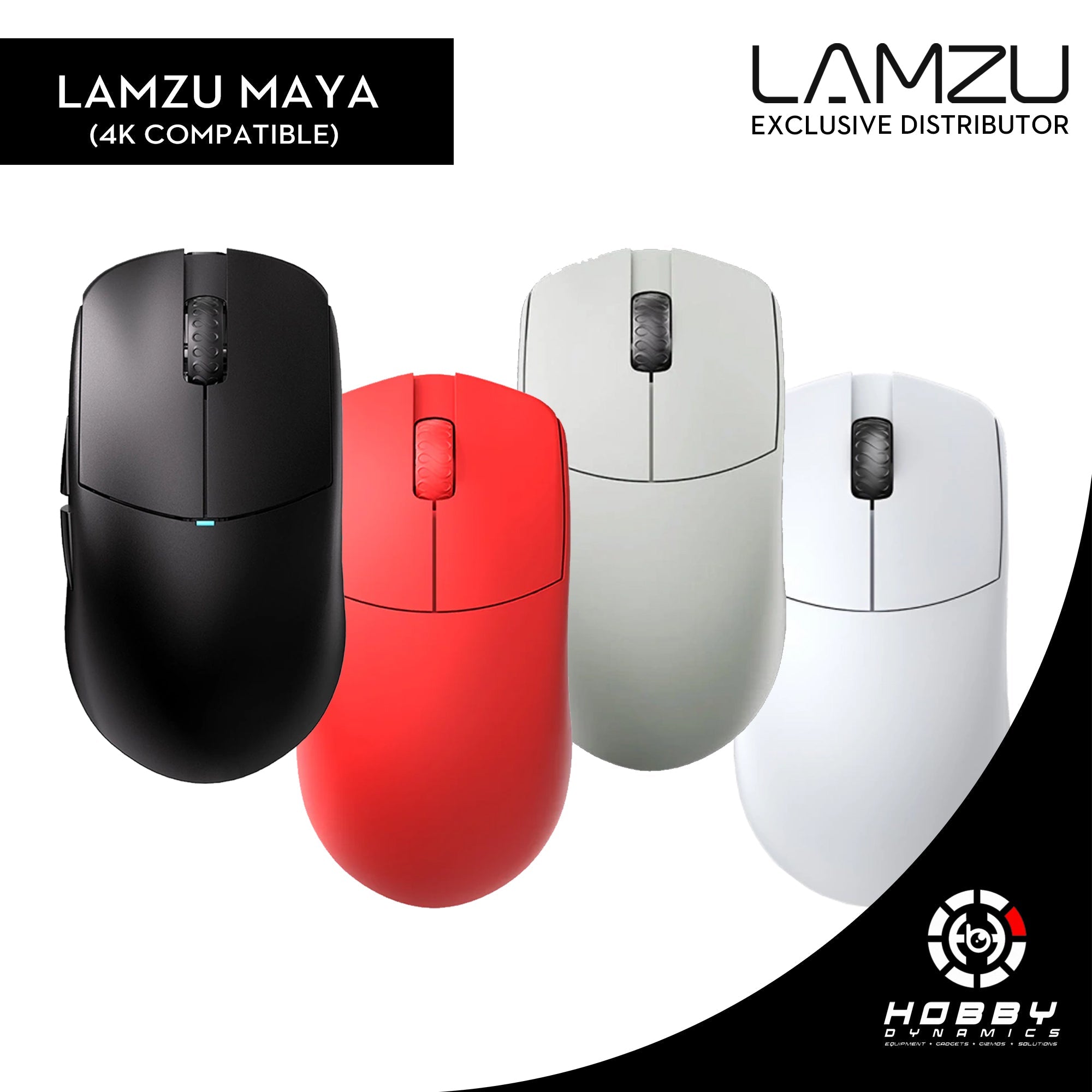 Lamzu Maya Wireless Gaming Mouse (4K Compatible) – Hobby Dynamics ...