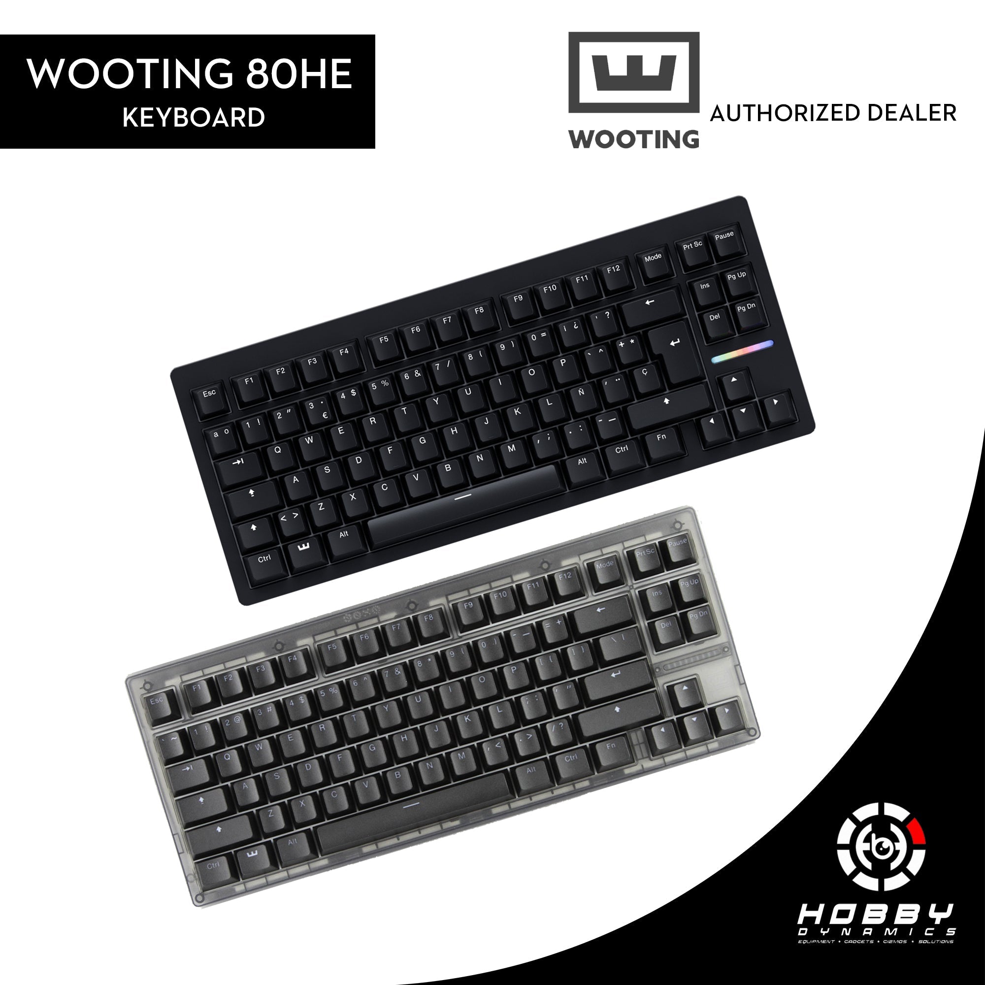 Wooting 80HE Analog Mechanical Keyboard – Hobby Dynamics : Equipment ...